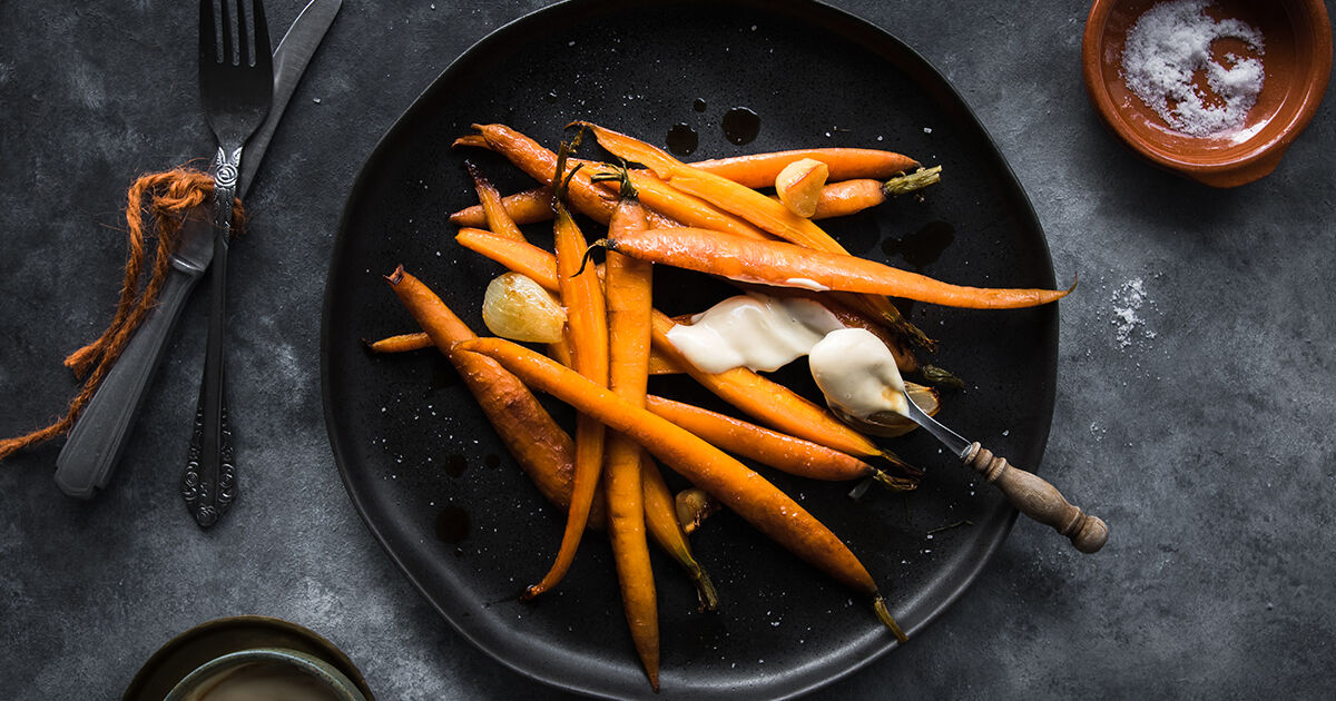 Worteltjes uit de oven met balsamico en ahornsiroop • errer.nl