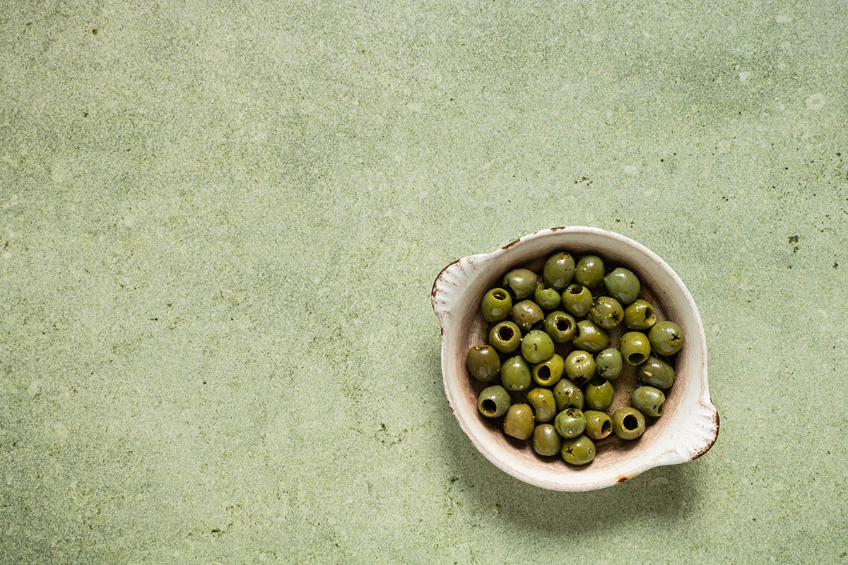 Fotografie achtergrond ‘olijf’ heeft een mooie groene kleur nuances